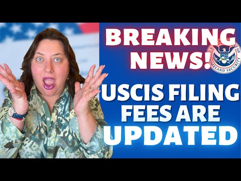 USCIS changed filing fees!