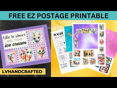 FREE EZ Postage Printable: Ice Cream Time!