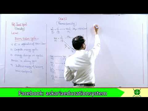 Ch#11 | Lec#2 | Born Haber Cycle and Determination of Lattice energy of NaCl #chemistry 11