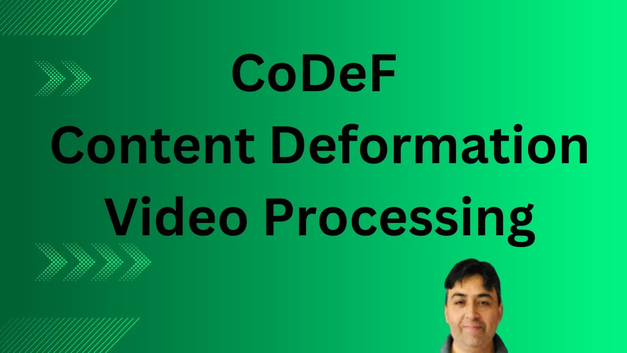 CoDeF - Content Deformation Video Processing