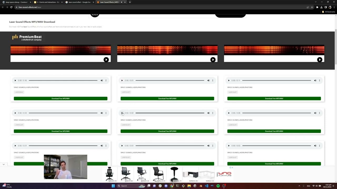 Coding with Events in Construct 3