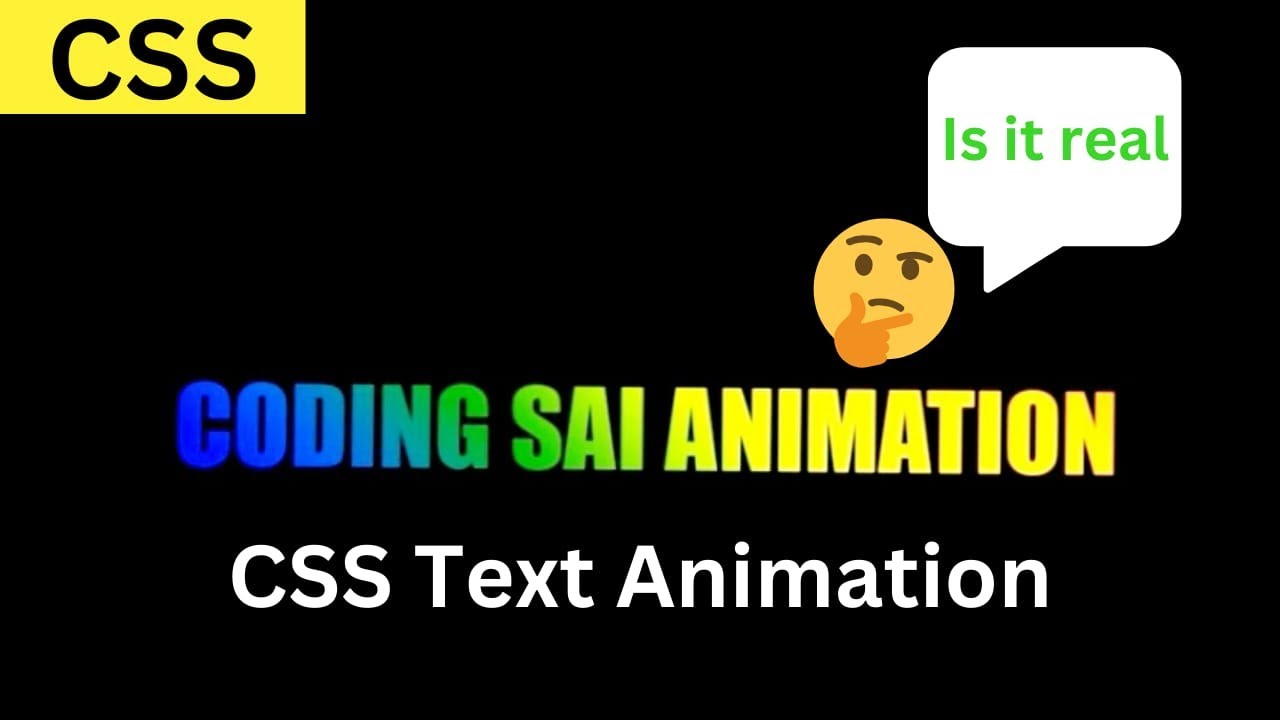 Animated Rainbow Gradient Text