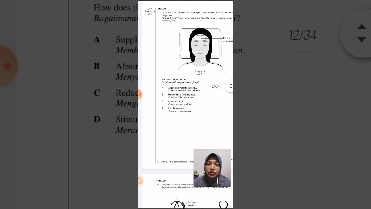 Format peperiksaan PT3 bg subjek Sains (Cg Amra)