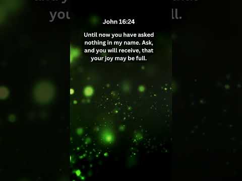 Journey of faith and spiritual growth | John 16:24 Daily Bible Verse