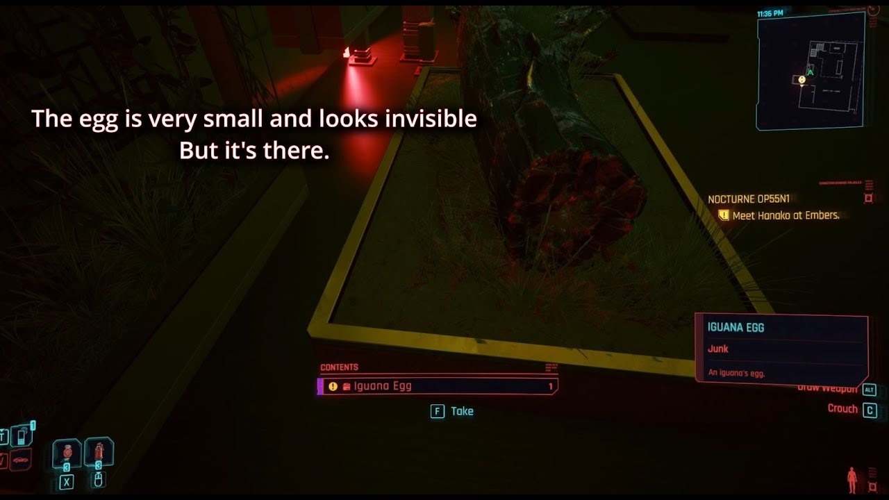 Cyberpunk 2077│ How to Get the IGUANA EGG ( If you missed it ) - FULL Guide 2023