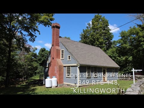 349 Route 148 Killingworth, CT 06419 Historic Home For Sale $199,000 4.9 Acres on Kroppo Pond