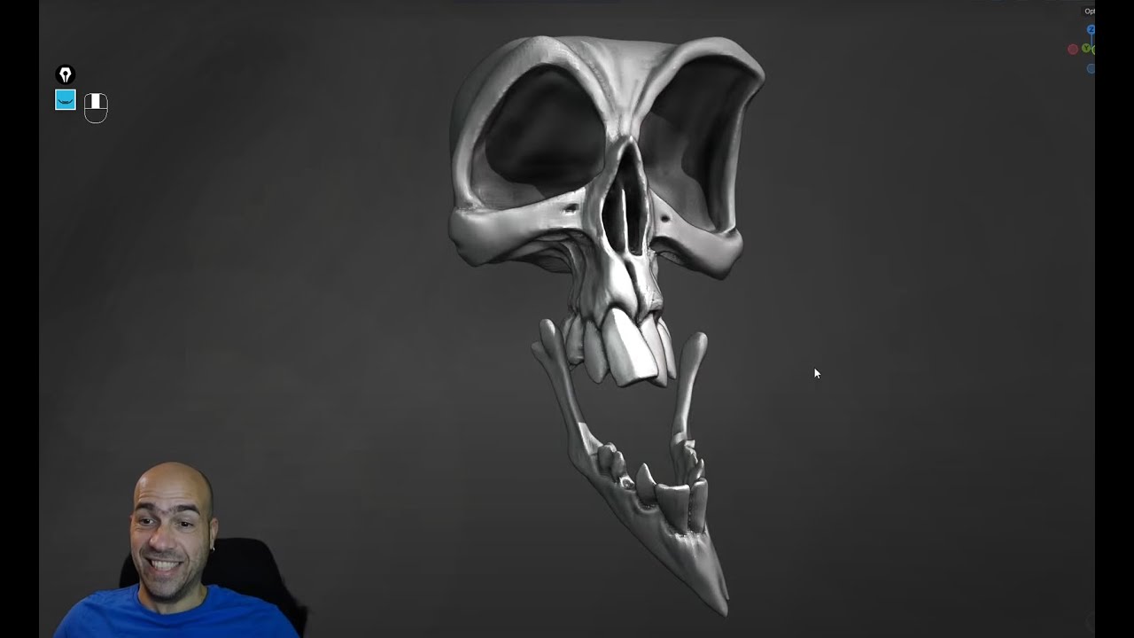 Dynamic skull, artstation reviews and my old works!