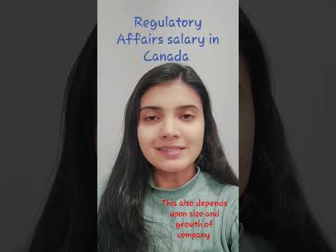 Regulatory Affairs Salary in #canada #northeastern #facts