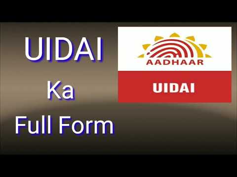 UIDAI Ka Full Form
