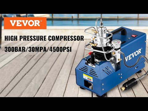 VEVOR High Pressure Compressor, 4500PSI/30MPA/300BAR High Pressure Air Compressor