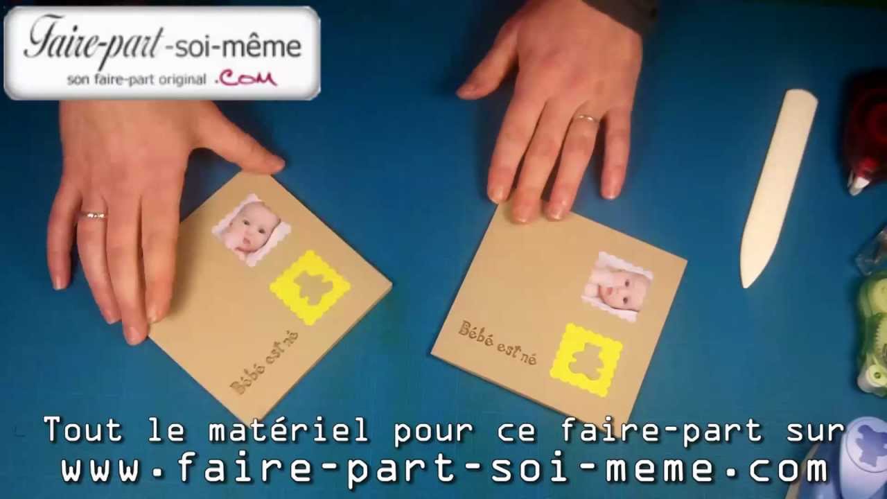Faire-part de naissance Bébé est Né