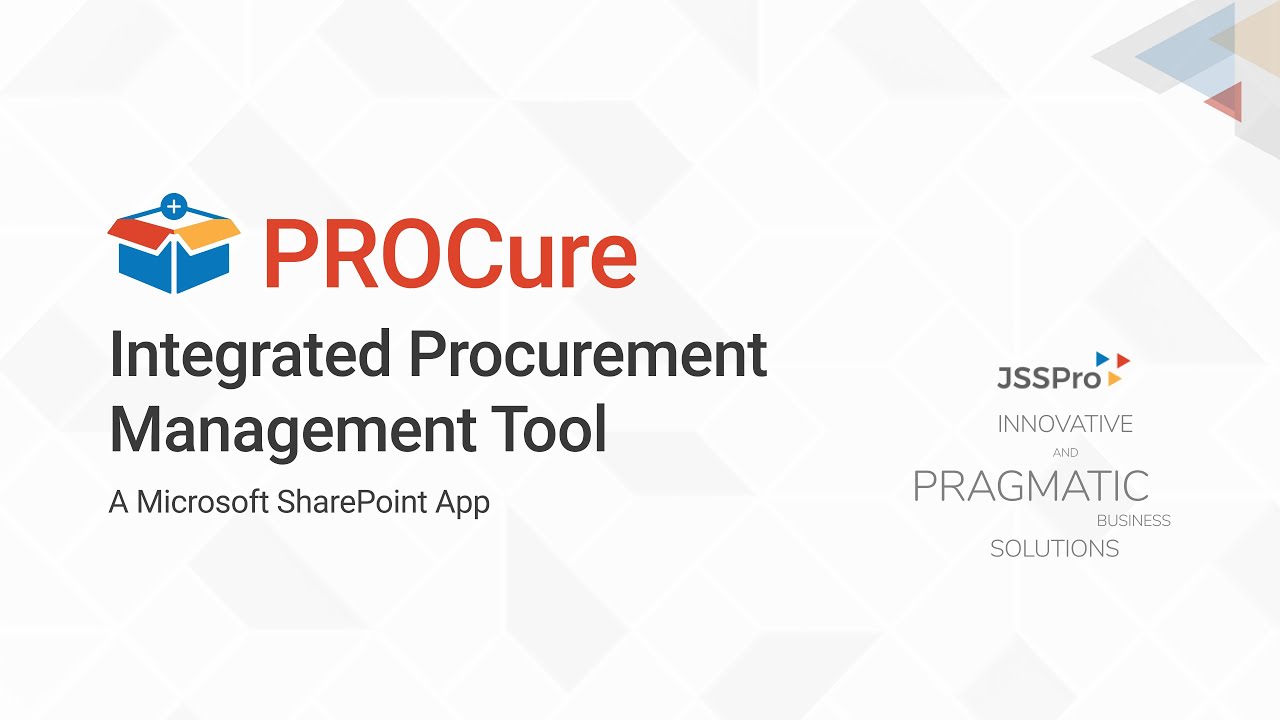 PROCure - Integrated Procurement Management