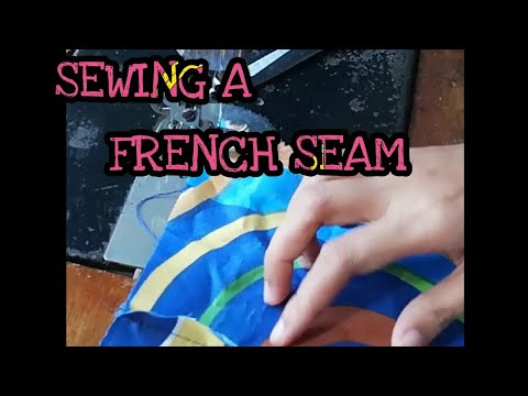 How to Sew the French Seam || Basic Dressmaking | #short
