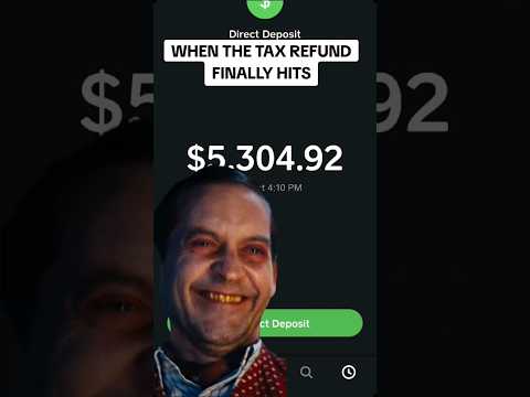 When the tax refund finally hits #tax #refund #viral #trending #funny #finance #comedy