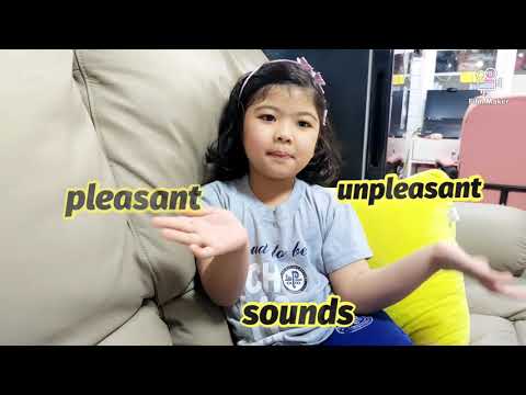 examples of pleasant and unpleasant sounds