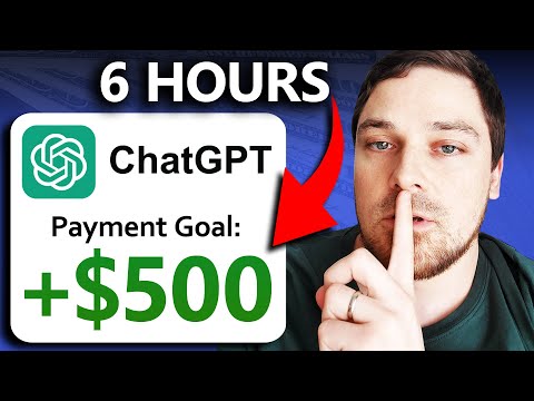 I Tried Making $500 in 6 Hours with ChatGPT - Make Money Online