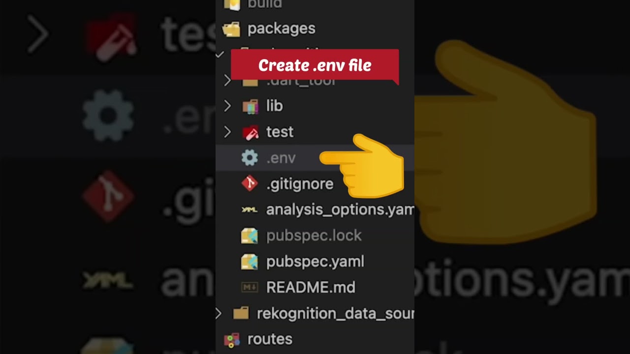 Storing secrets in Flutter safely | Using envied | Save keys secretly #flutter #shorts @aseemwangoo