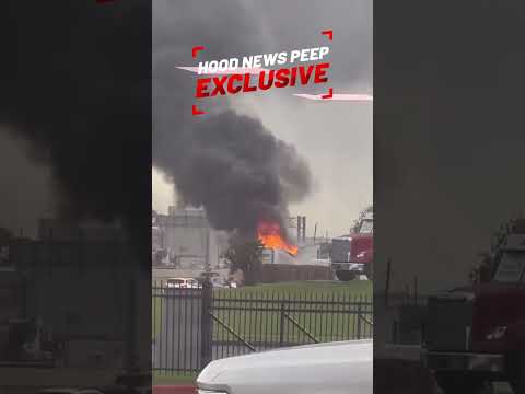 610 N Loop near Wallisville/McCarty HPD and HFD are at the scene of an 18 wheeler trailer fire.