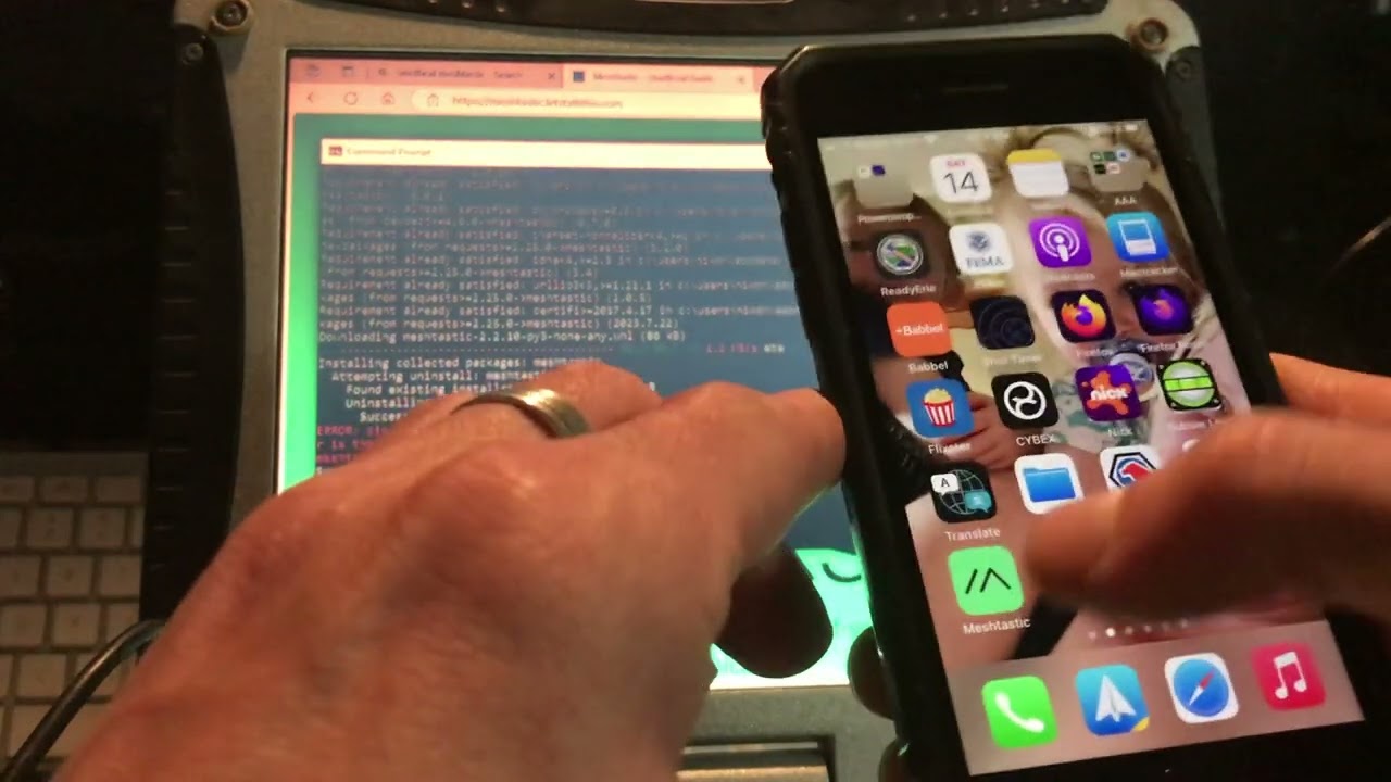 Meshtastic in CLI command prompt