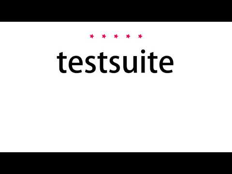 How to pronounce testsuite - Vocab Today
