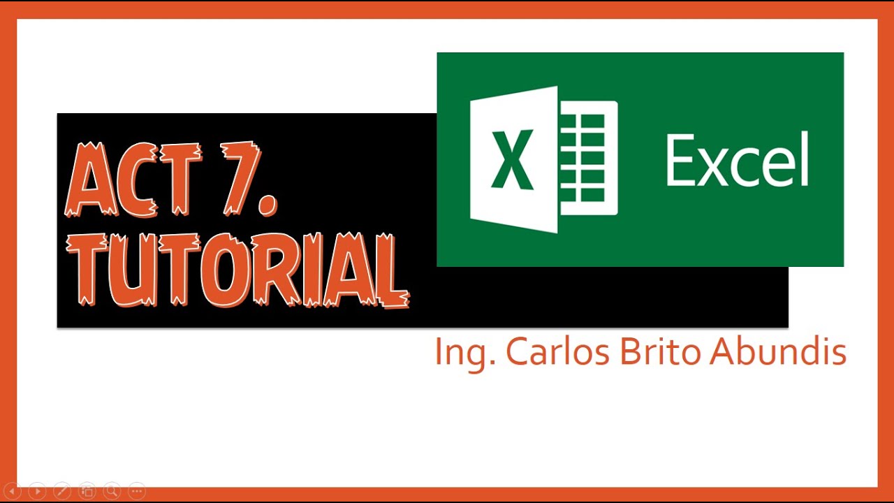 Activity 7 - Tutorial