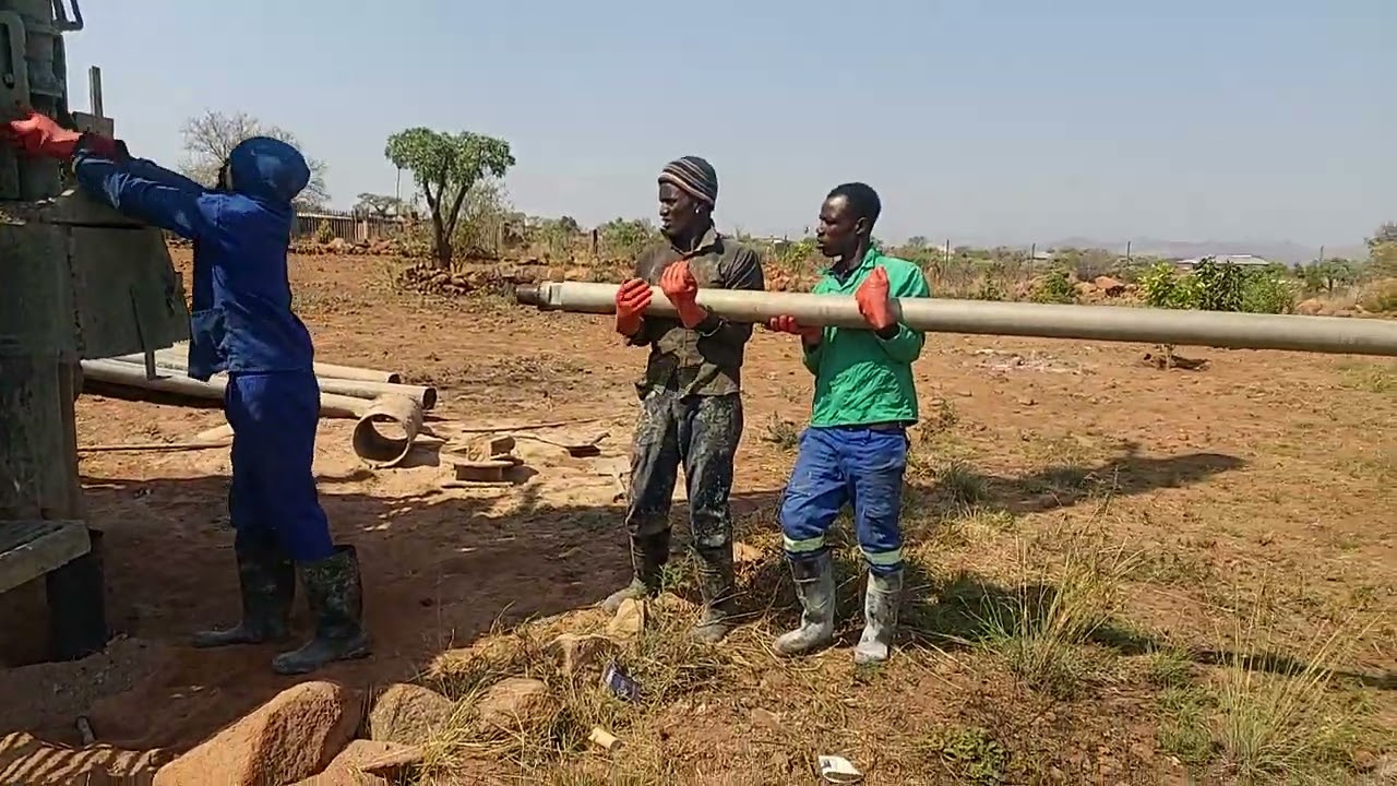 Borehole Steel Casing Installation