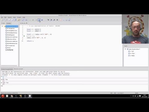 Develop and debug Redis NOSQL Lua scripts with ZeroBrane – Quantix