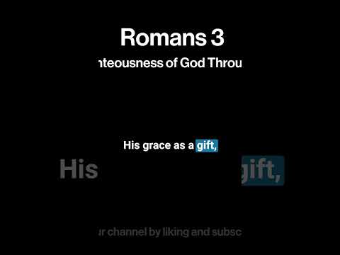 How Christians Are Justified | Romans 3:23-25