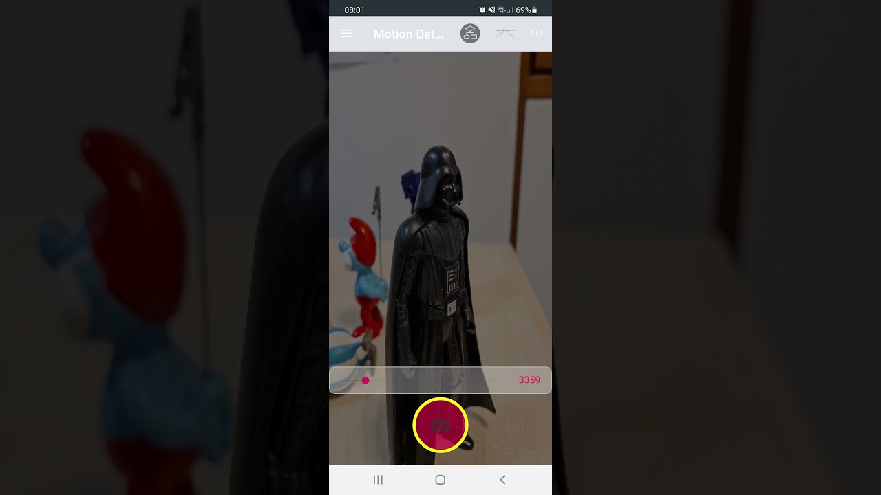 Motion detection android app - tutorial