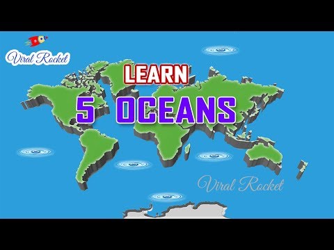 Learn About the 5 Oceans of the Worl…: English ESL video lessons