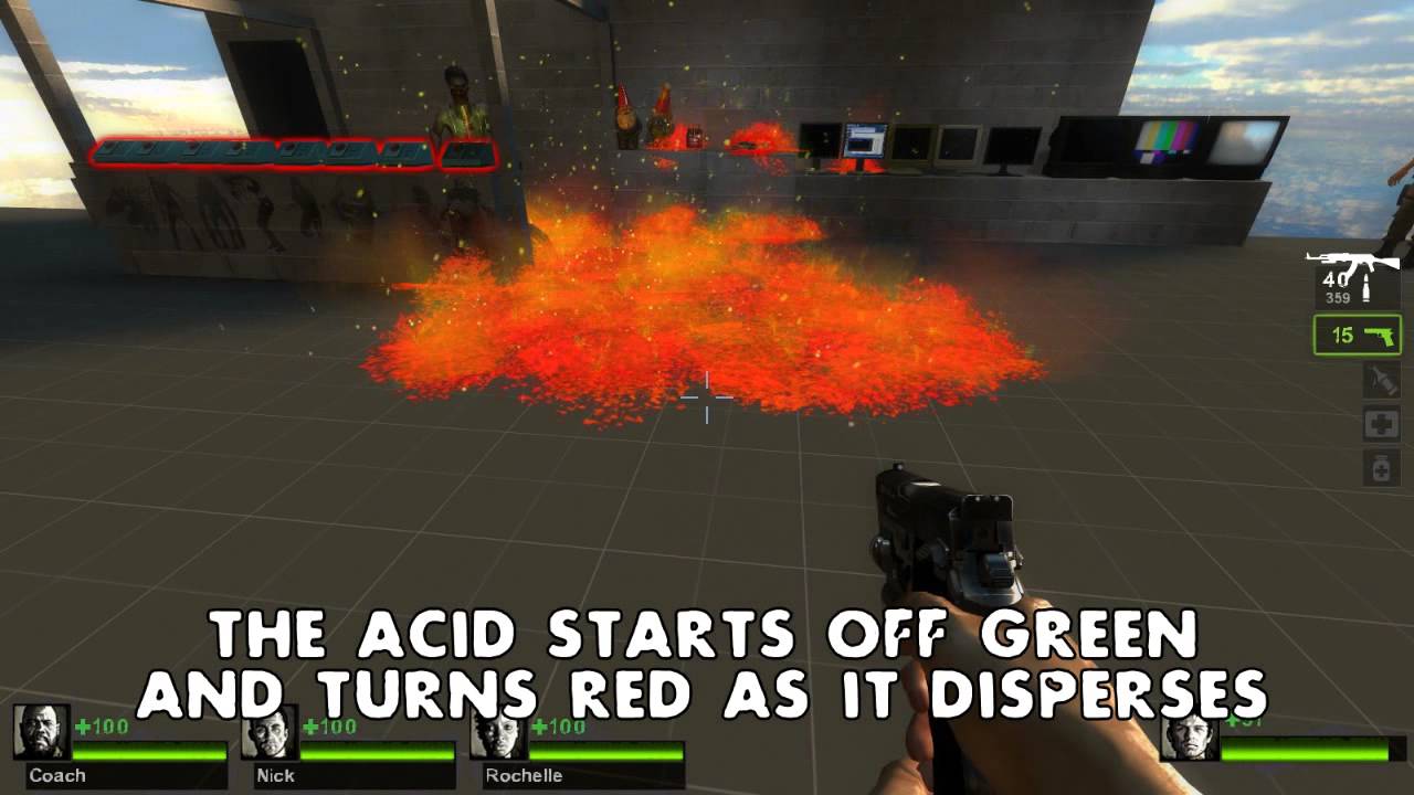 Left 4 Dead 2 classic spitter acid mod