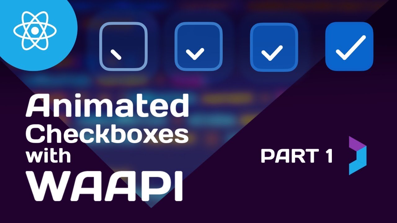 How to build an animated checkbox in React using WAAPI - Part 1