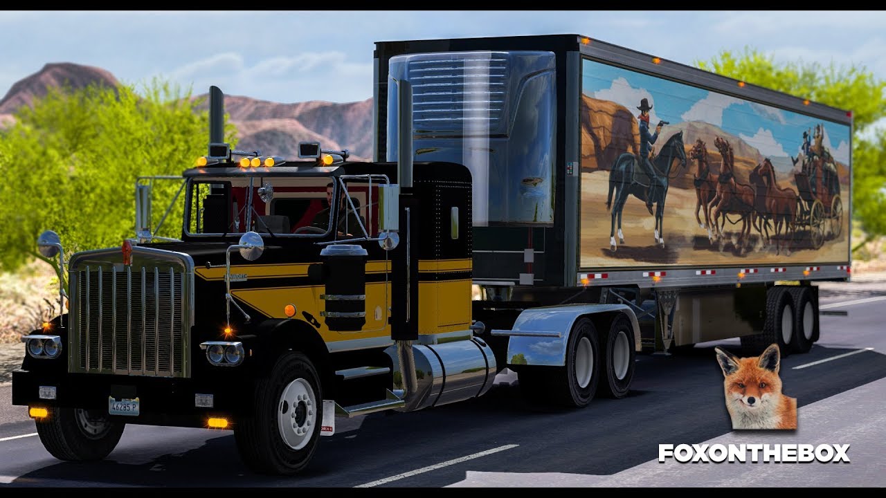 Kenworth W900A truck and Uncle_D Reefer Trailer with Smokey and the ...