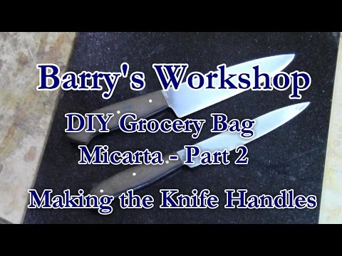 DIY Micarta Using Brown Paper Bags, part 2 of 2 – Barry's Workshop