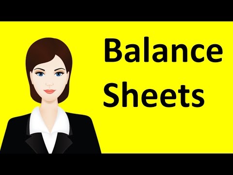 Balance Sheets are easy, USA and UK Balance Sheets explained