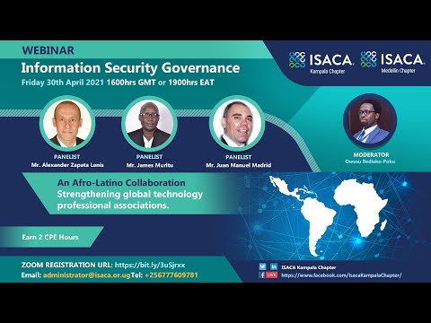 Webinar: Information Security Governance - 30th April 2021
