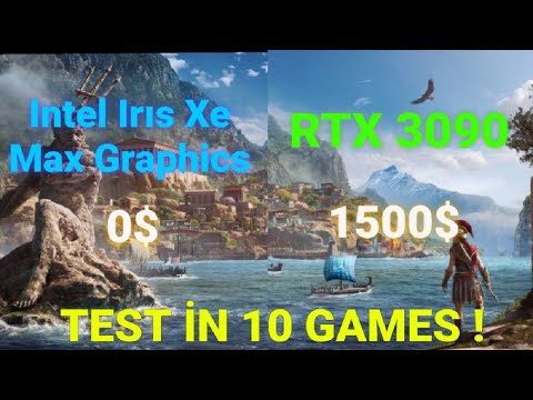 INTEL IRIS XE GRAPHİCS vs RTX 3090 | Test in 5 Games !