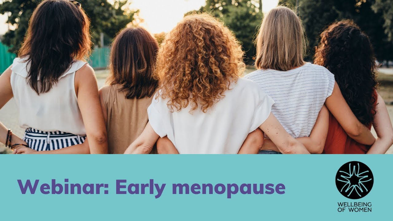 Early menopause webinar