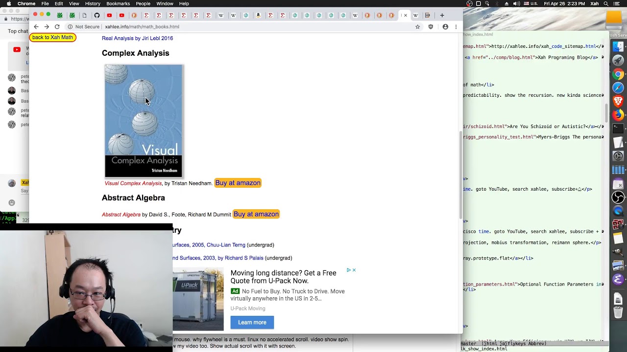 xah talk show 2019-04-26, history of Wolfram MathWorld, Stereographic Projection, Category Theory?