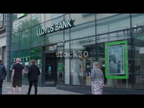 Lloyds Bank On Market Street In Manchester, UK