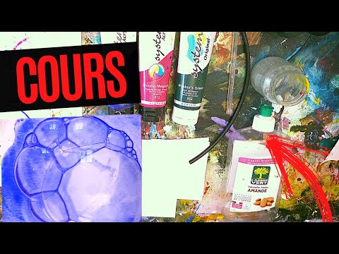 Technique des bulles [Cours de peinture acrylique]