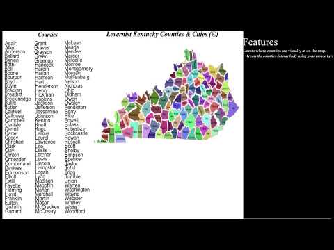 Benefits And Features of Kentucky Counties Interactive Map