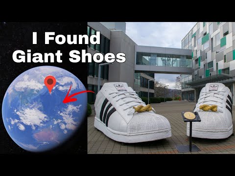 I Found Giant Shoes👞 On Google Earth