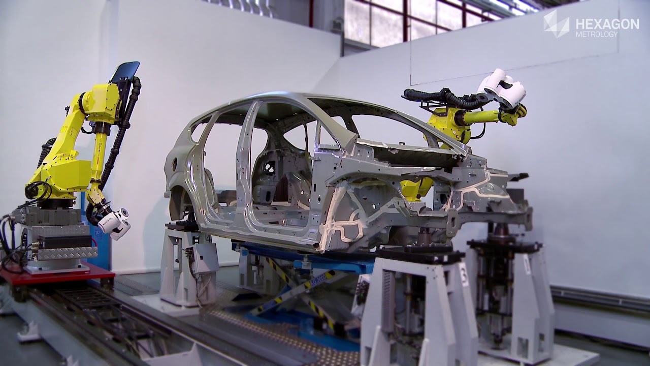 Smart inline measurement with robot and scanner