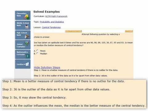 Measures of central tendency