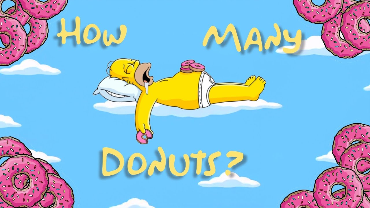 Every Time Homer Mentions or Eats a Donut (S1-9)