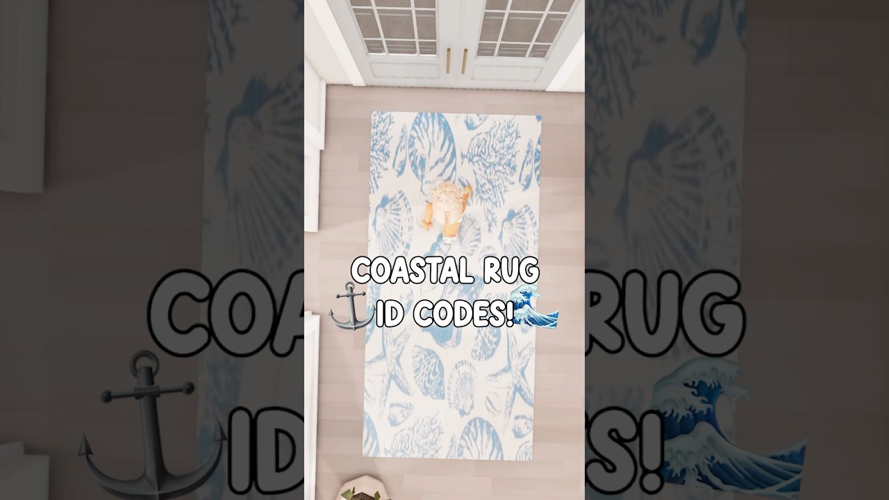 Coastal Rug ID CODES For Your Berry Avenue Houses! ⚓️🌊 #berryave #berryavenue #berryavenuecodes