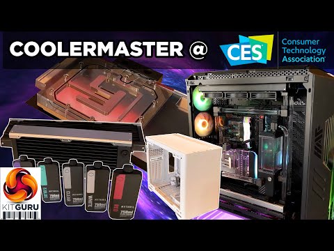 CES 2024: Cooler Master - Cases, Watercooling, Heatsinks, Monitors and PSUs