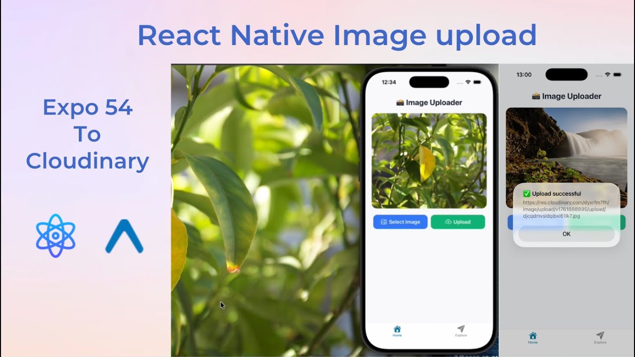 Upload Images to Cloudinary in React Native (Expo 54) — Full Guide