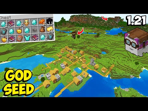🔥 Best [God Seed] for Minecraft 1.21 Bedrock | 5 Blacksmith Village | New Seed Minecraft 1.21.92